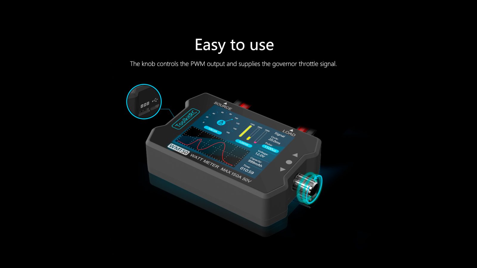 ToolkitRC WM150 Advanced Watt & Power Meter